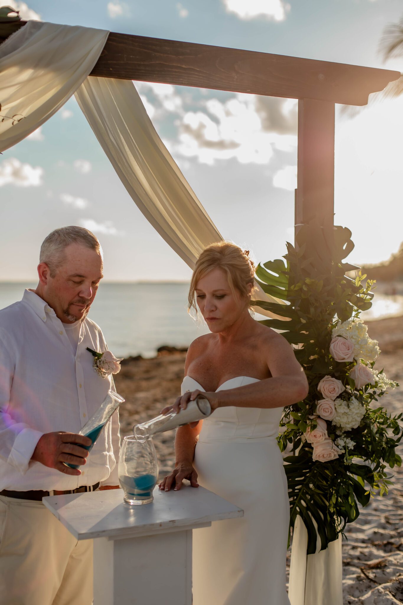 Denise and Tim's Stunning Smathers Beach Ceremony - FLORIDA KEYS BEACH ...